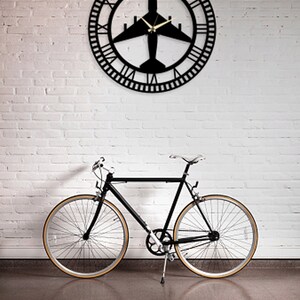 Aeroplane Aircraft Plane Wall Clock Face Set SVG Watch Models Wall ...