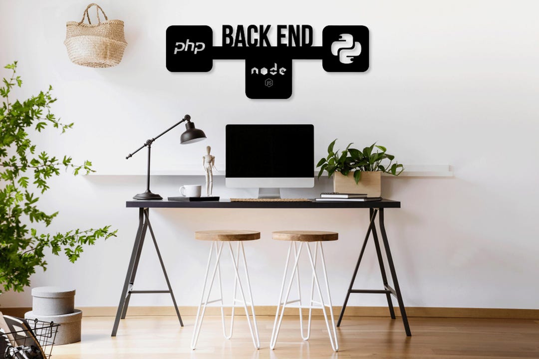 Back End Computer Software Laser Cut Svg Dxf Pdf Files Wall Sticker ...