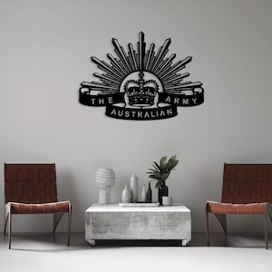 Australian Army Laser Cut Svg Dxf Files Wall Sticker Engraving Decal ...