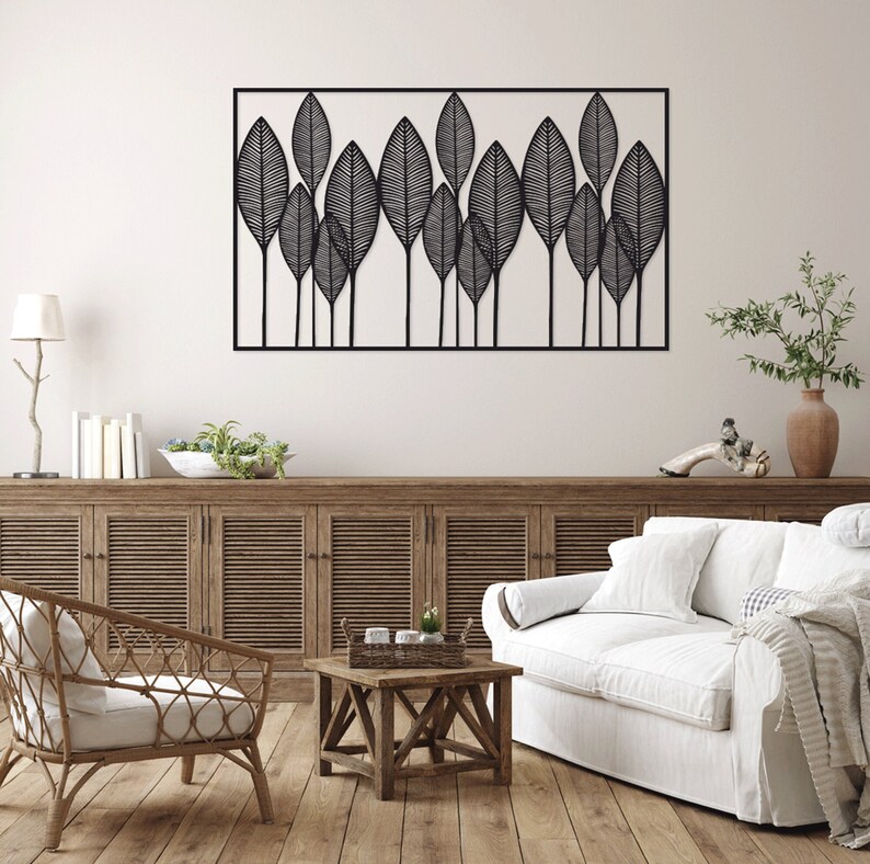 Leaf Svg Flowers Laser Cut Dxf Files Wall Sticker Engraving - Etsy ...