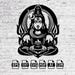Indian God Lord Shiv Shiva Laser Cut Svg Dxf Files Sticker Engraving ...