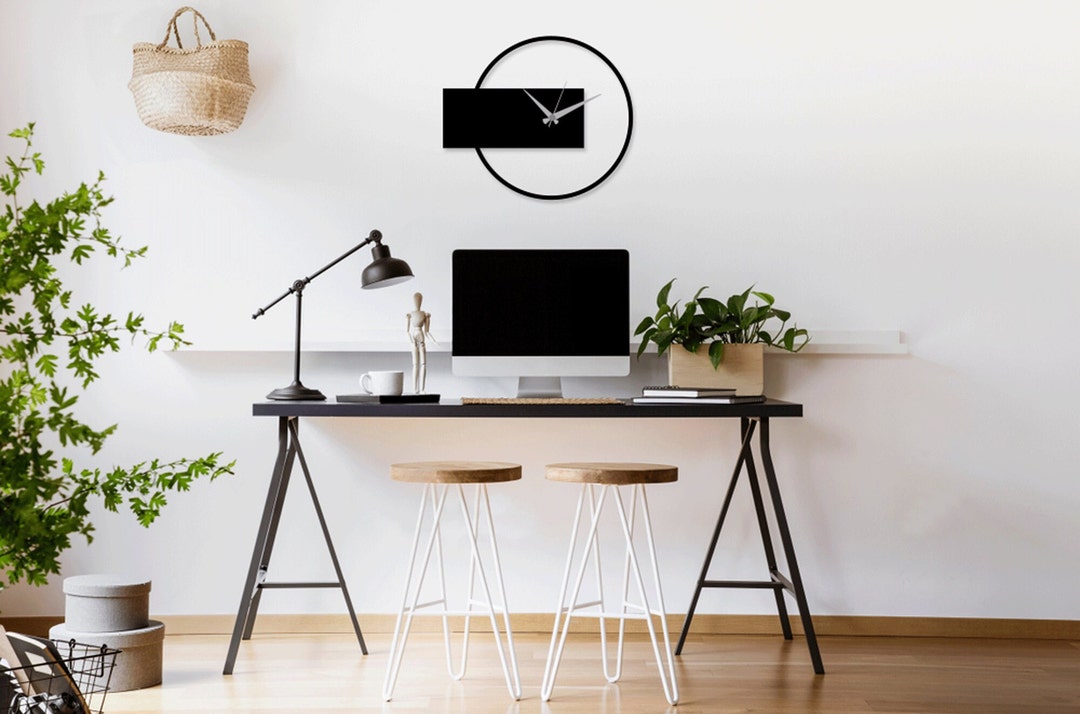 Modern Clock & Watch Laser Cut SVG DXF Files - Wall Art, Engraving ...