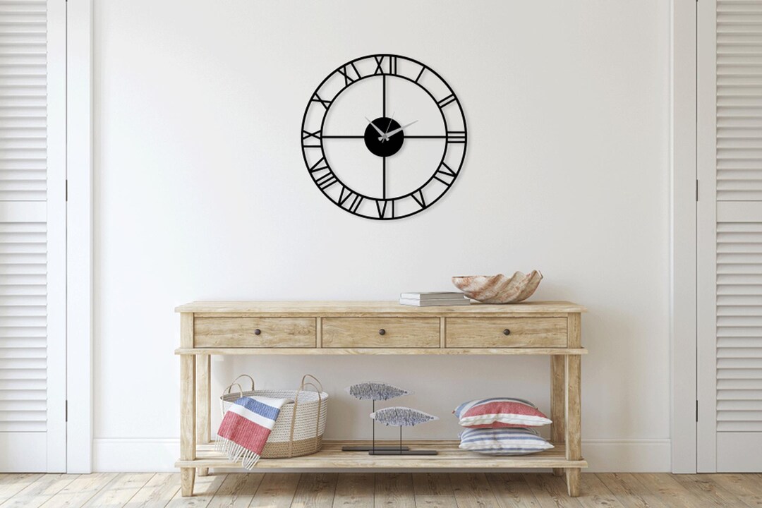 Modern Clock & Watch Laser Cut SVG DXF Files Wall Art, Engraving ...