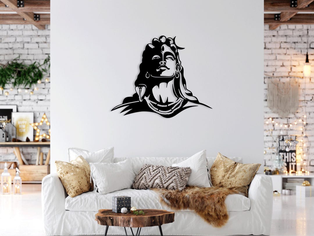 Lord Shiva Nataraja Laser Cut Svg Dxf Files Wall Sticker Engraving ...