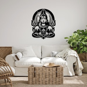 Indian God Lord Shiv Shiva Laser Cut Svg Dxf Files Sticker Engraving Silhouette Template Cnc ...