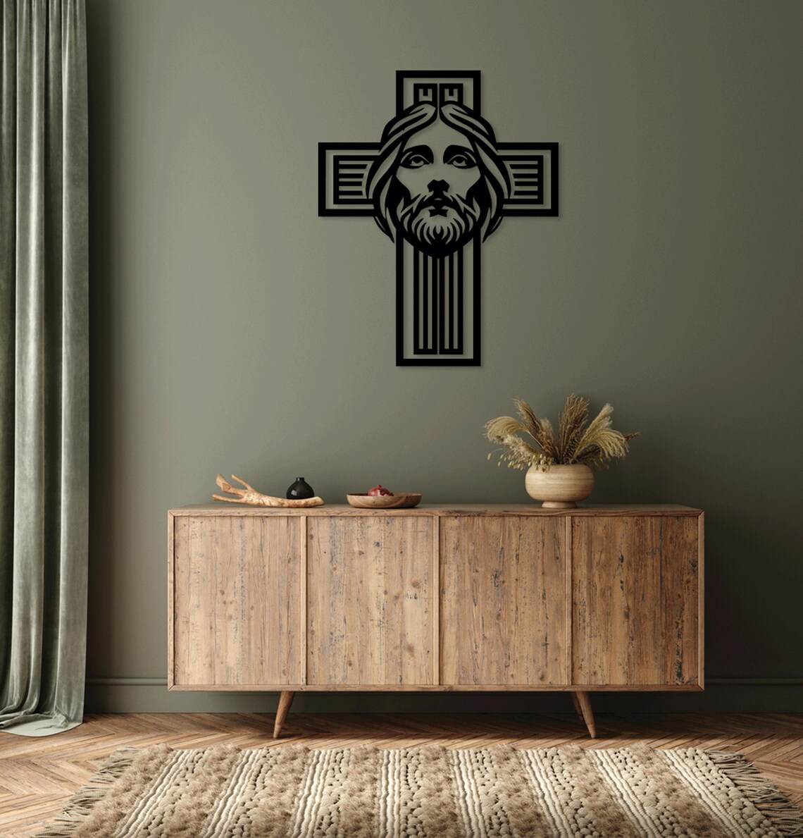 Jesus Cross Christ Messiah Laser Cut Svg Dxf Glowforge Files Wall ...