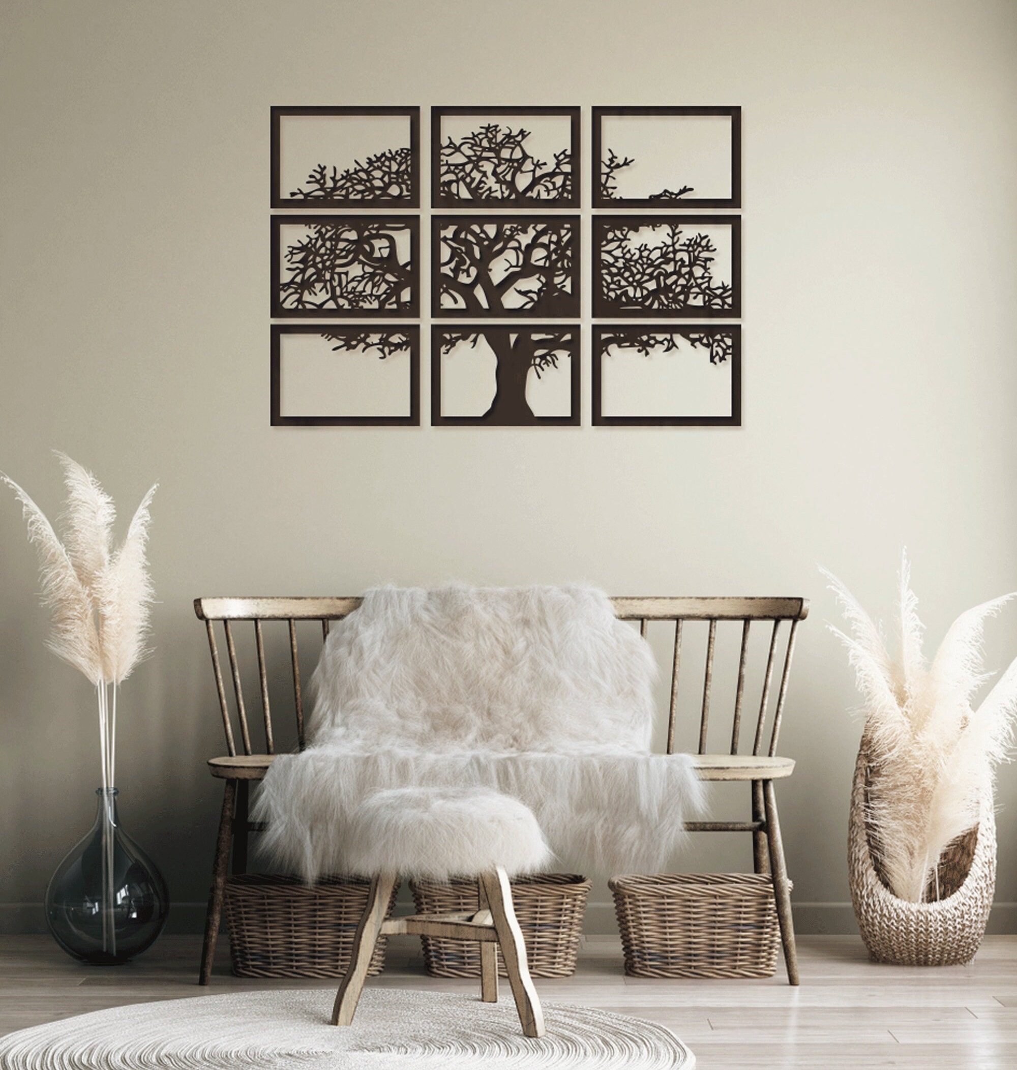 Tree of Life Branch Laser Cut Svg Dxf Files Wall Sticker Engraving ...