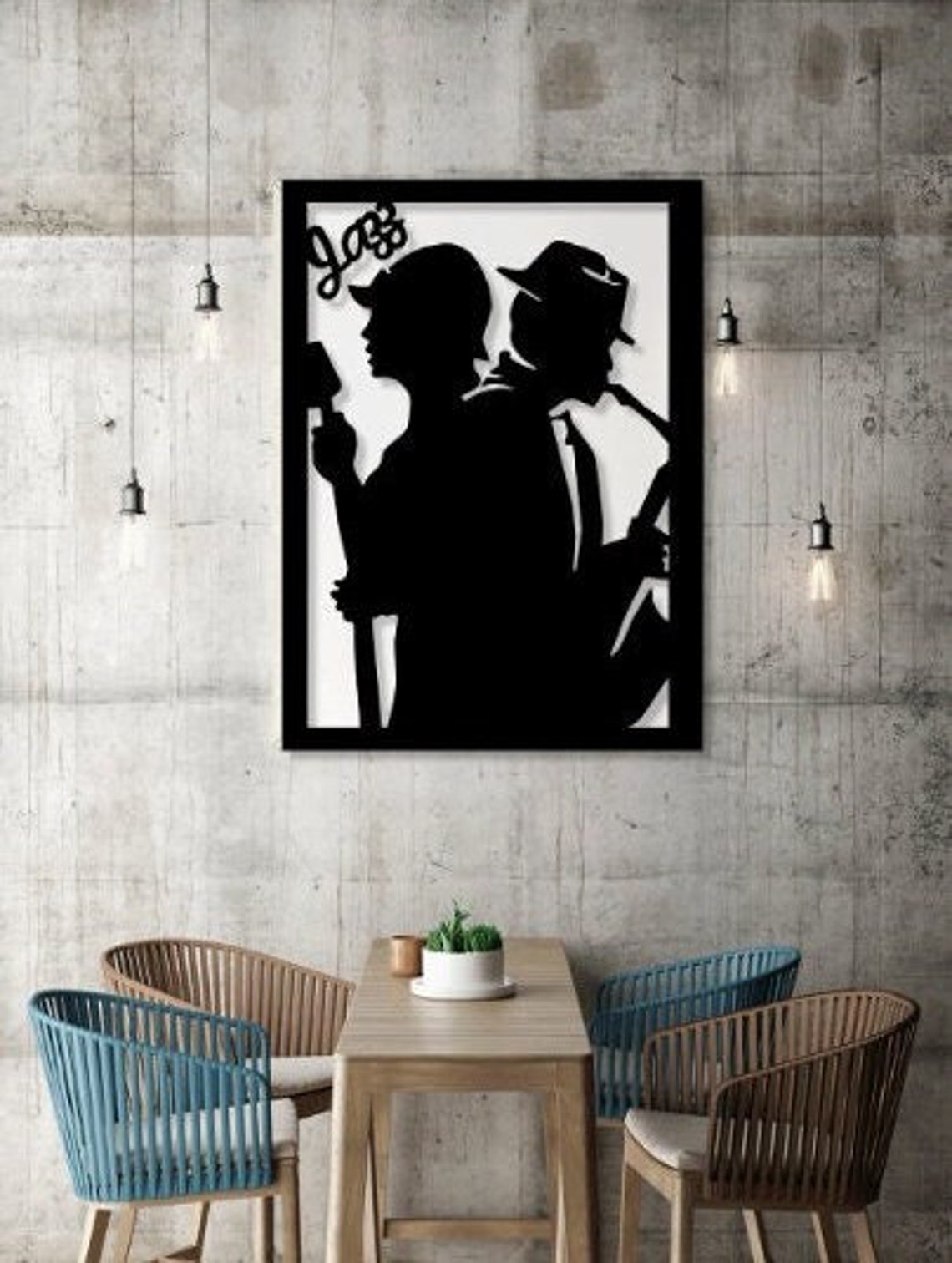 Jazz Music Saxophone Laser Cut Svg Dxf Files Wall Sticker - Etsy