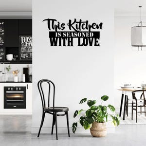 Kitchen Cooking Laser Cut Svg Dxf Files Wall Sticker Engraving Decal ...