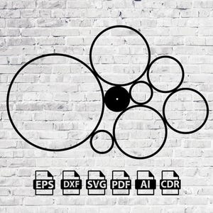 Wall Clock Svg Watch Models Dxf Wall Decor Clocks Laser Cut Dxf Pdf Cdr ...