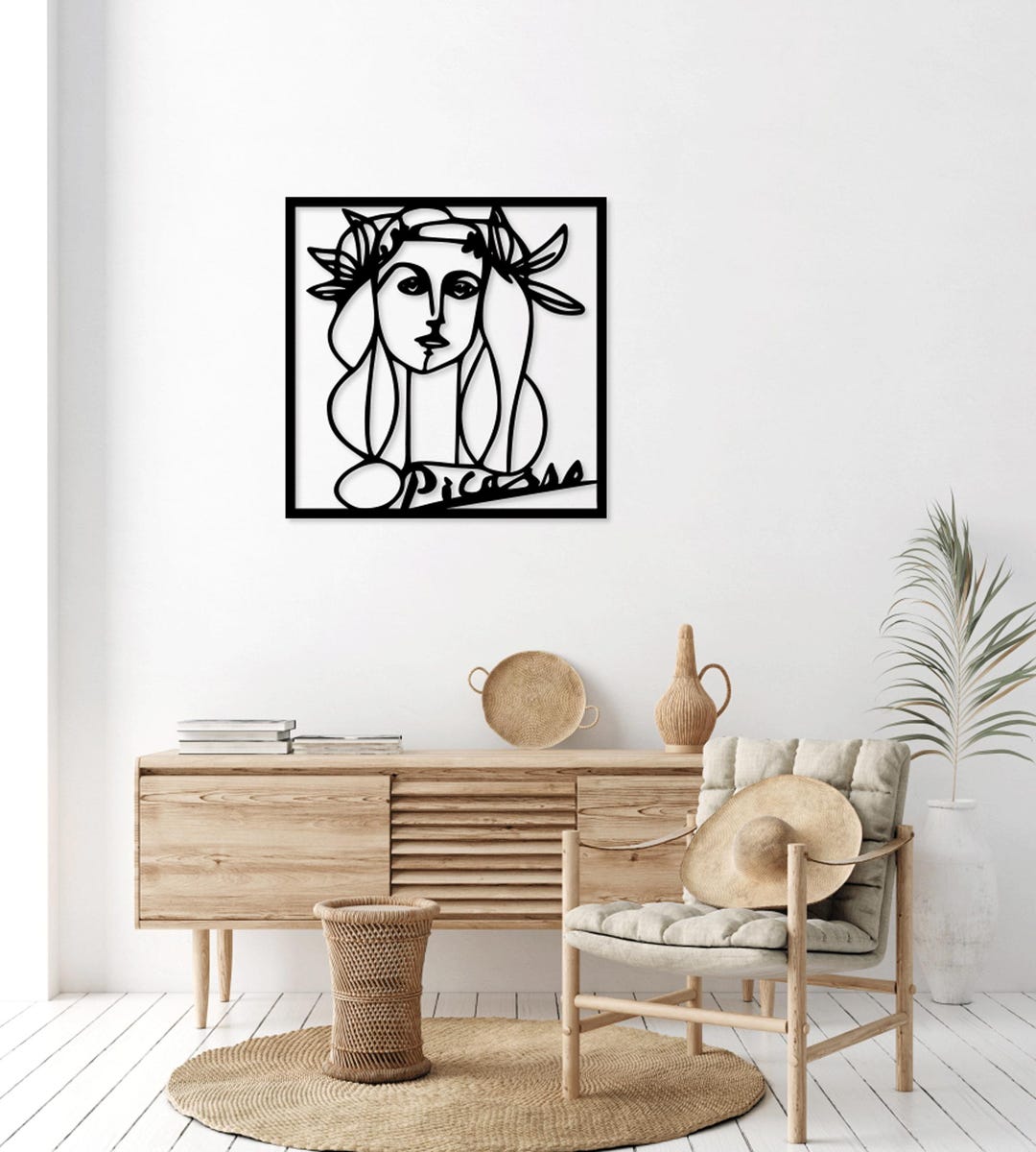 Painting Picasso Art Laser Cut Svg Dxf Cdr Glowforge Files Wall Sticker ...