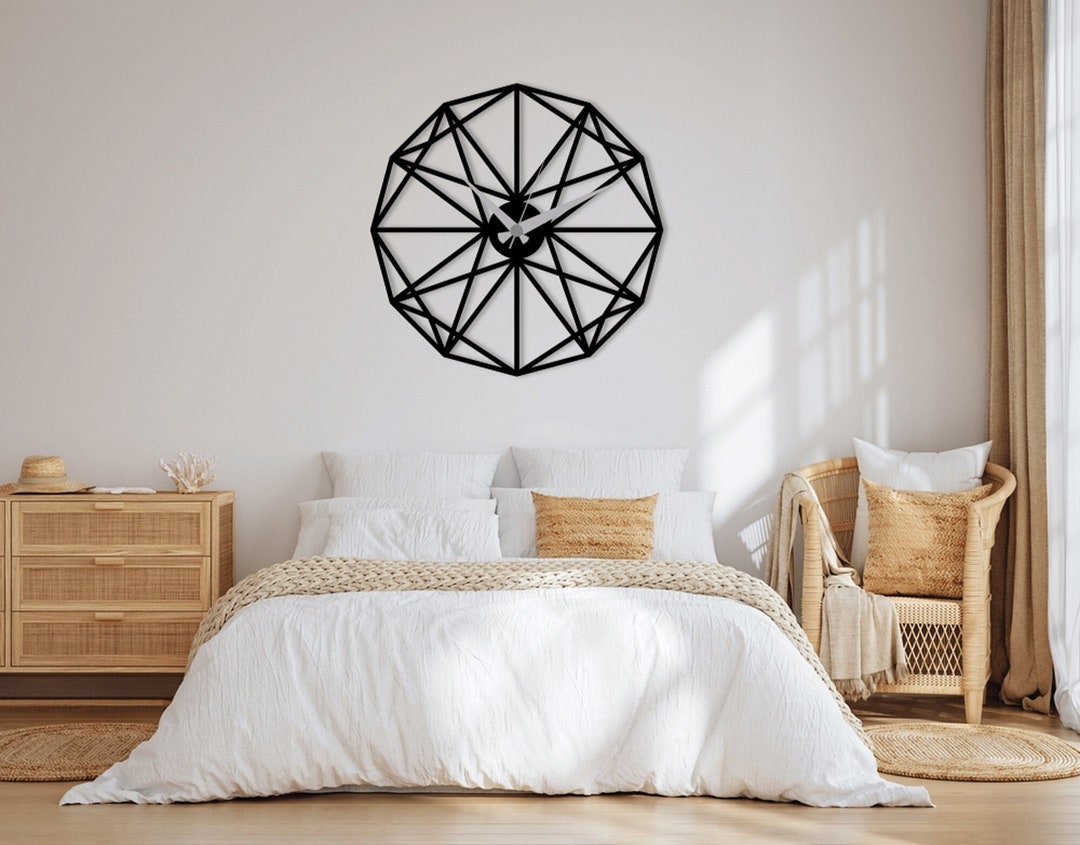 Modern Clock & Watch Laser Cut SVG DXF Files - Wall Art, Engraving ...