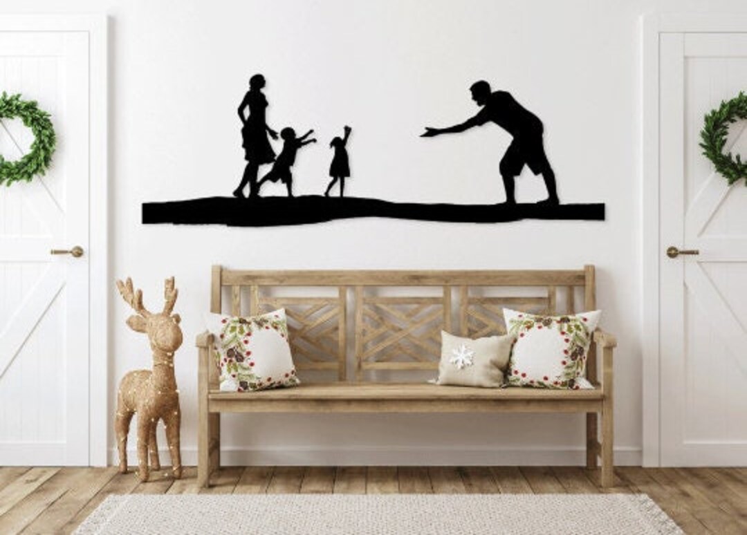 Family Love Laser Cut Files Wall Sticker Engraving Silhouette Template ...
