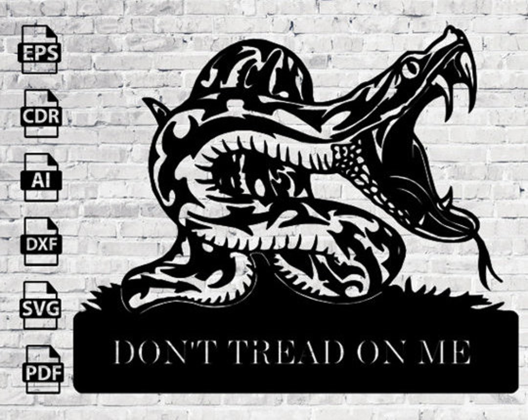 Snake Reptile Laser Cut Svg Dxf Files Wall Sticker Engraving Decal ...