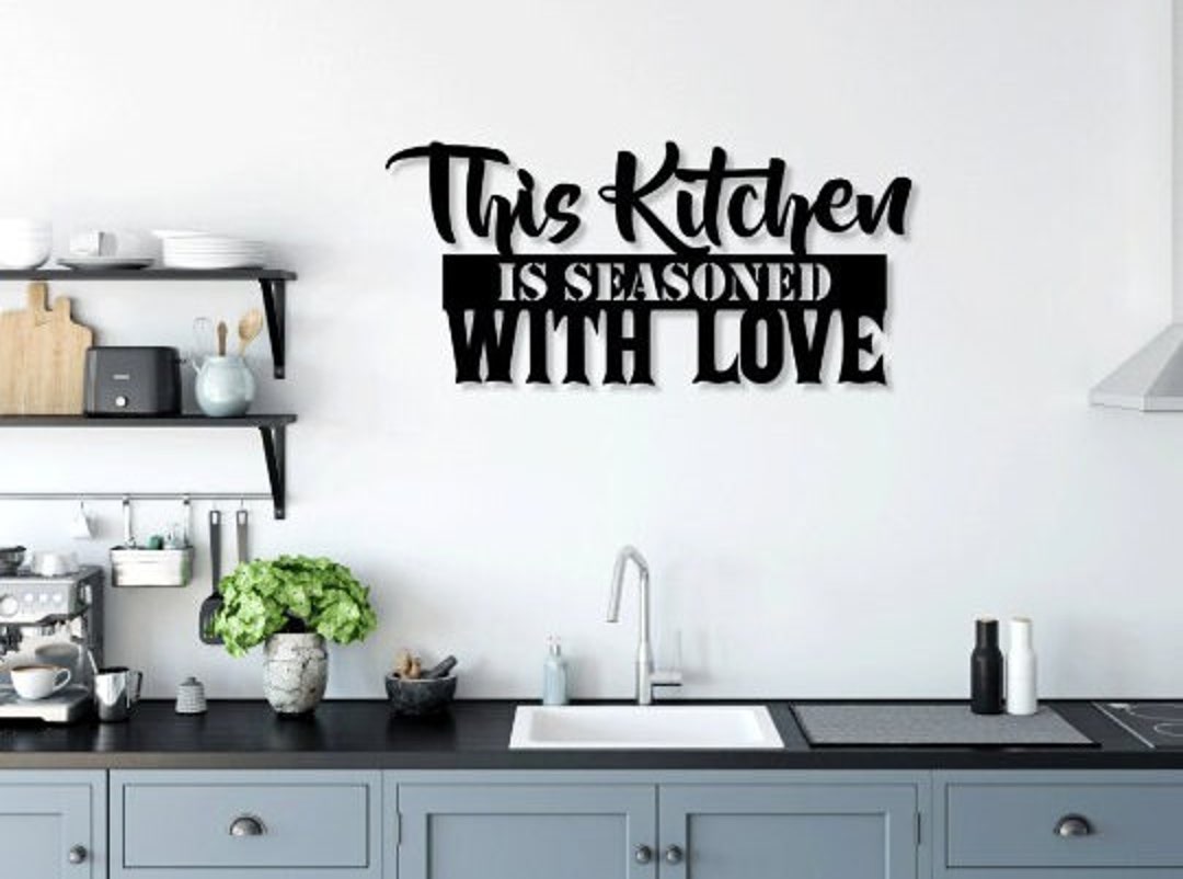 Kitchen Cooking Laser Cut Svg Dxf Files Wall Sticker Engraving Decal ...