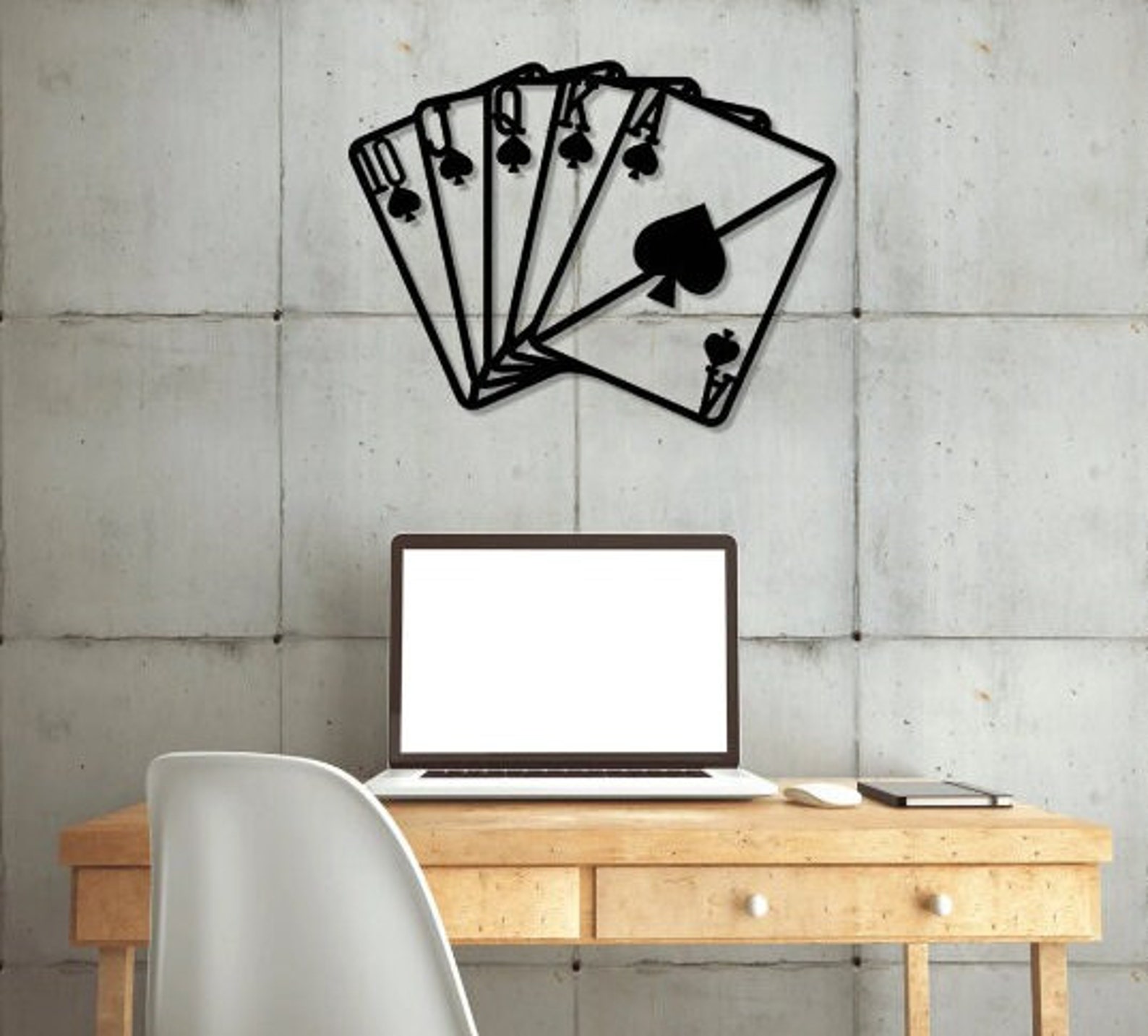 Card Deck of Cards Laser Cut Svg Dxf Files Wall Sticker - Etsy