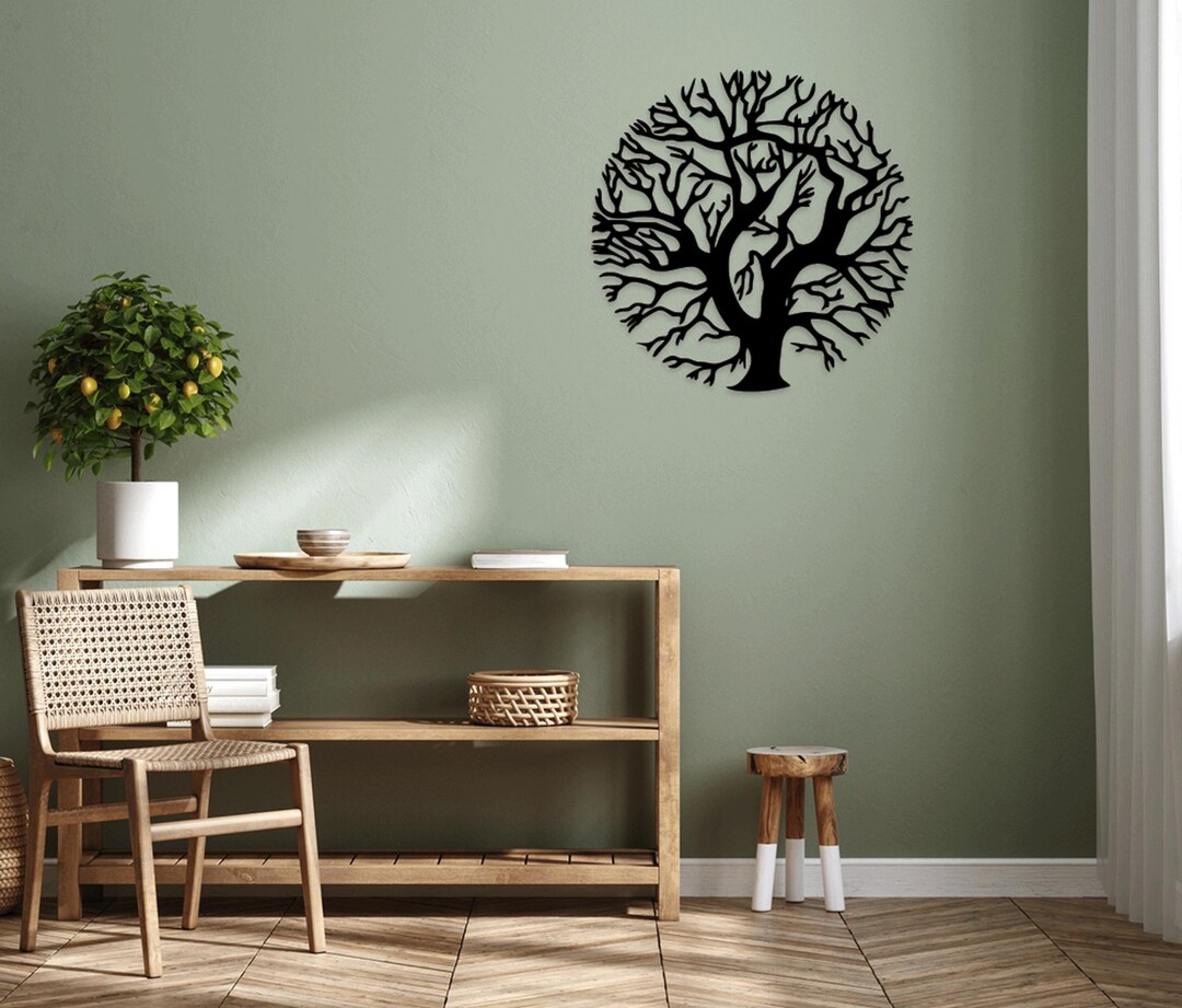 Tree of Life Branch Laser Cut Svg Dxf Pdf Files Wall Sticker Engraving ...