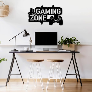 Gaming Zone Gaming Console Game Laser Cut Svg Dxf Files Wall Sticker ...