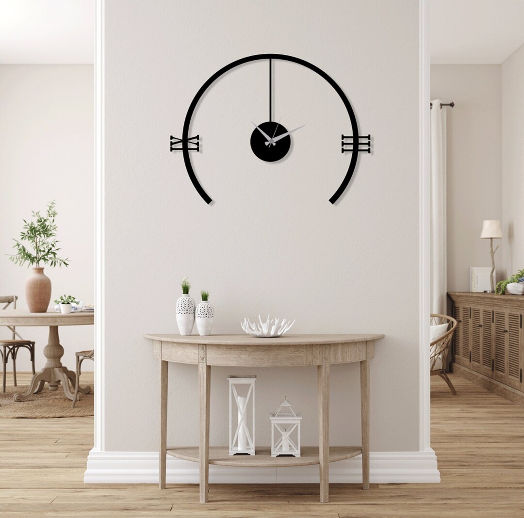 Modern Clock & Watch Laser Cut SVG DXF Files - Wall Art, Engraving ...