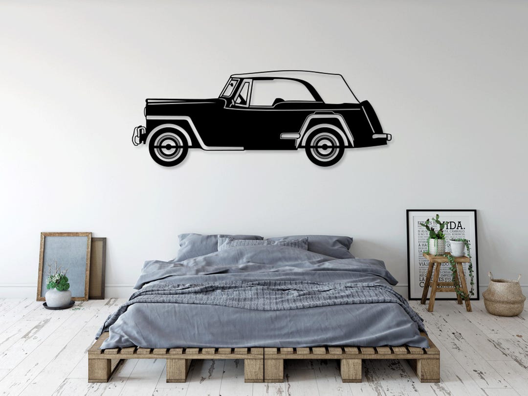 Willys Overland Jeepster Classic Vintage Car Laser Cut Svg Dxf Pdf ...