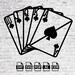 Card Deck of Cards Laser Cut Svg Dxf Files Wall Sticker - Etsy
