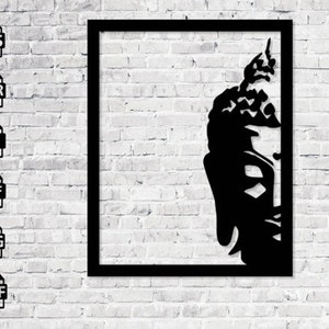 Estatua de Buda de la India cortada con láser, archivos svg dxf ...
