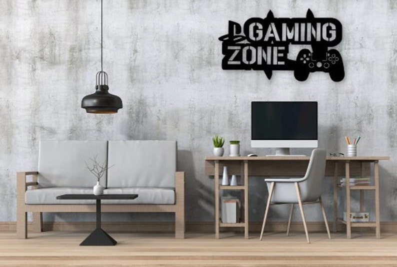 Gaming Zone Gaming Console Game Laser Cut Svg Dxf Files Wall - Etsy