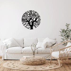 Tree of Life Branch Laser Cut Svg Dxf Pdf Files Wall Sticker Engraving ...