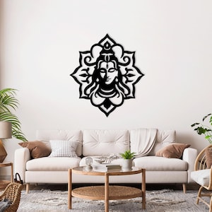 Buy Indian God Lord Shiv Shiva Laser Cut Svg Dxf Files Sticker Engraving Silhouette Template Cnc ...