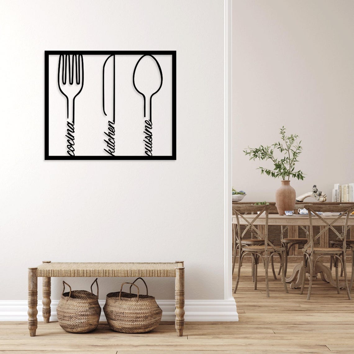 Kitchen Cooking Laser Cut Svg Dxf Files Wall Sticker Engraving Decal ...