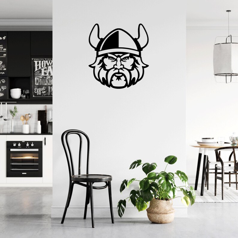 Viking, Vikings Laser Cut Svg Dxf Files Wall Sticker Engraving Decal ...