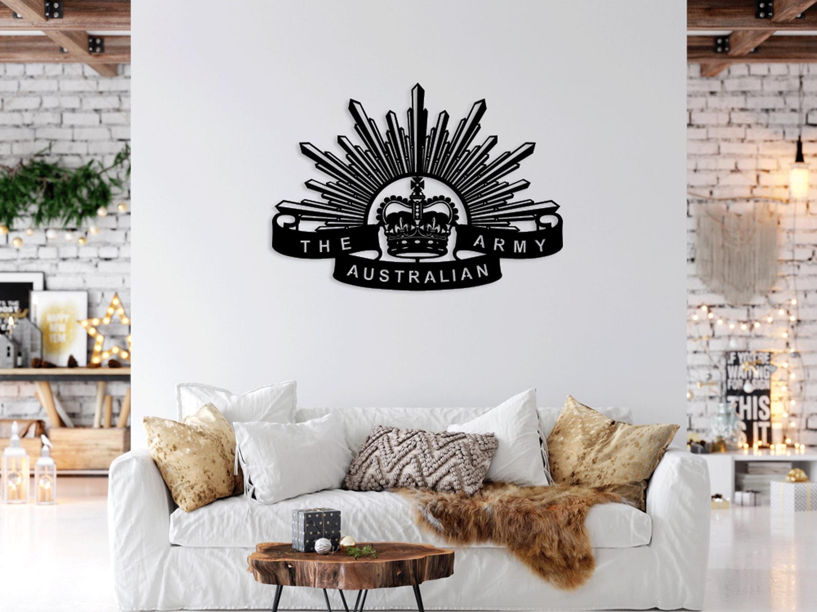 Australian Army Laser Cut Svg Dxf Files Wall Sticker Engraving Decal ...