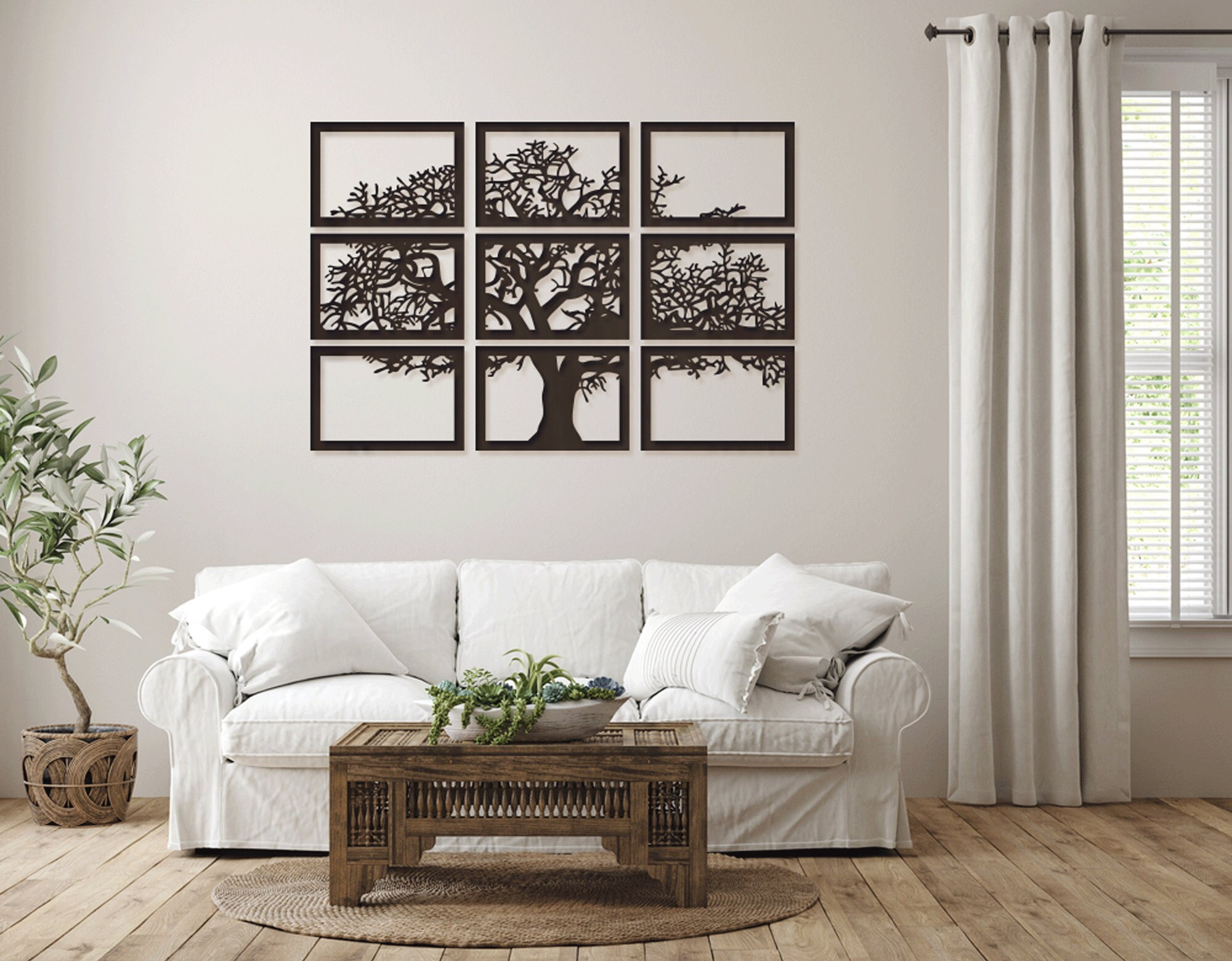 Tree of Life Branch Laser Cut Svg Dxf Files Wall Sticker Engraving ...