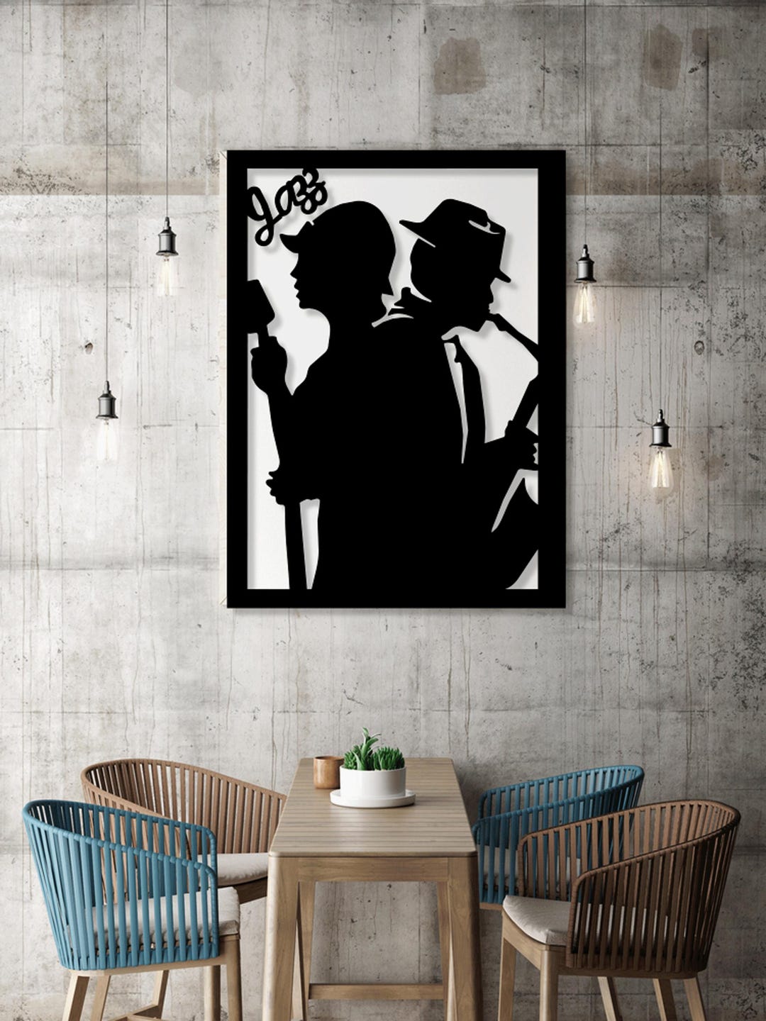 Jazz Music Saxophone Laser Cut Svg Dxf Files Wall Sticker Engraving ...