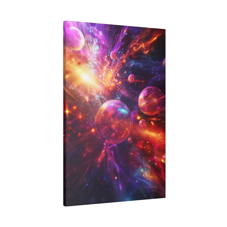 Keovere Space Canvas Wall Art, Galaxy Print, Eternity of Space, Vast ...