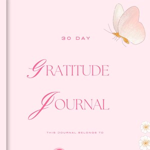 30 Day Gratitude Journal 30 Day Digital Gratitude Log 30 - Etsy