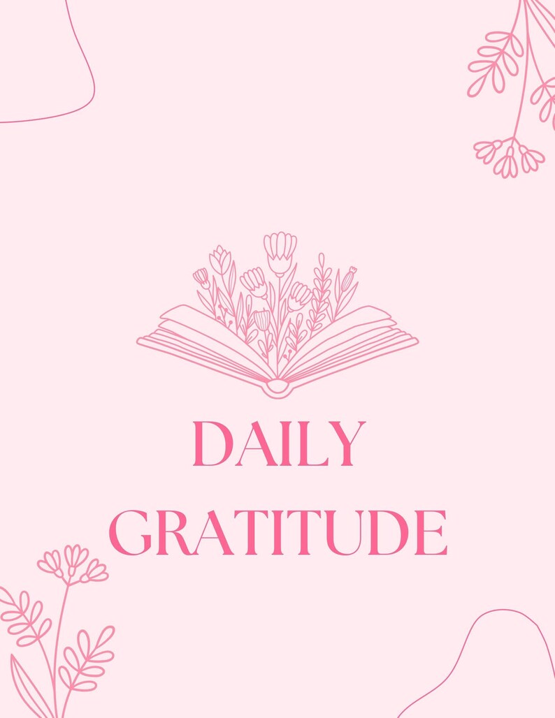 Digital Daily Gratitude Journal, Diary Journal for Ipad, PDF Digital ...