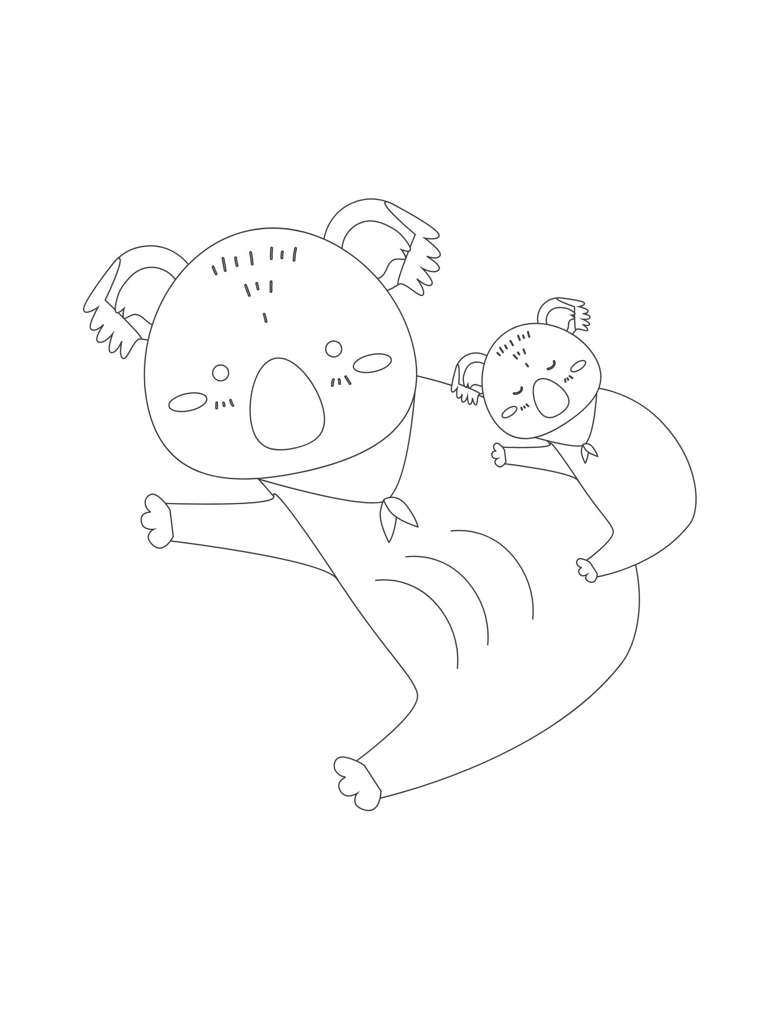 10 Page Zoo Animal Coloring Book, 10 Printable Zoo Elements Coloring ...