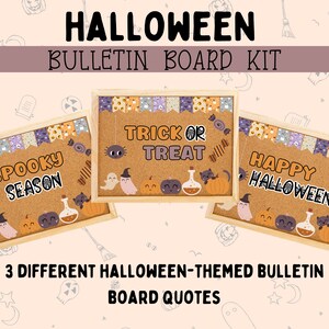 Halloween Bulletin Board Kit, Spooky Season, Boo Crew, Holiday ...