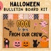 Halloween Bulletin Board Kit, Spooky Season, Boo Crew, Holiday ...