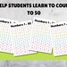 Numbers Chart 1 to 50 | Count to 50 | Maths Chart | Maths Printable ...
