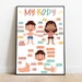 Boho Educational Posters Bundle | Days of the Week | Months of the Year ...