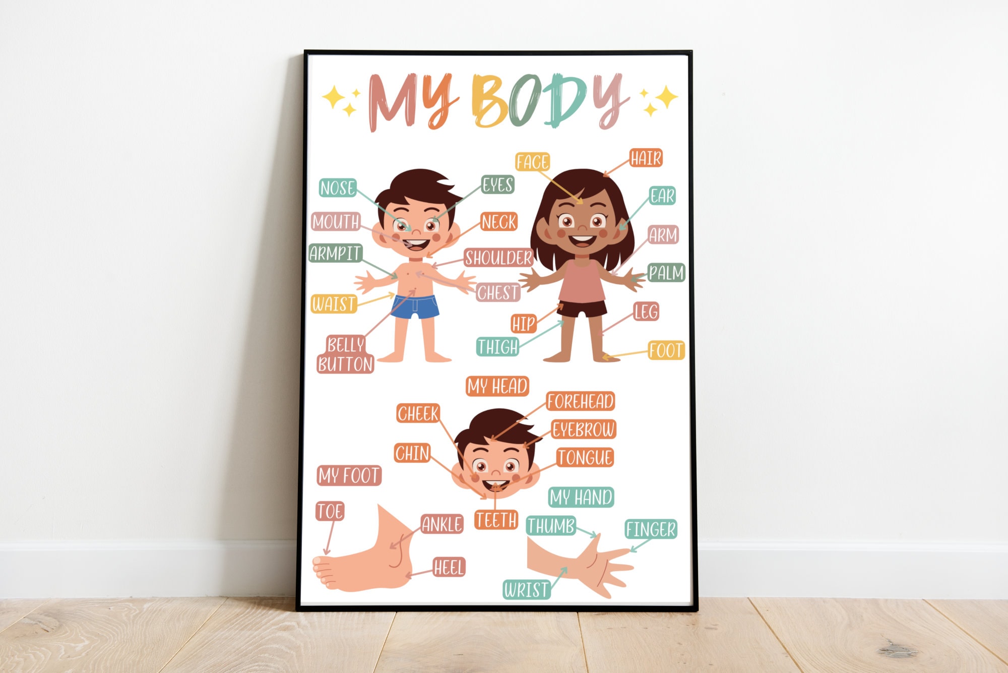 Boho Educational Posters Bundle | Days of the Week | Months of the Year ...