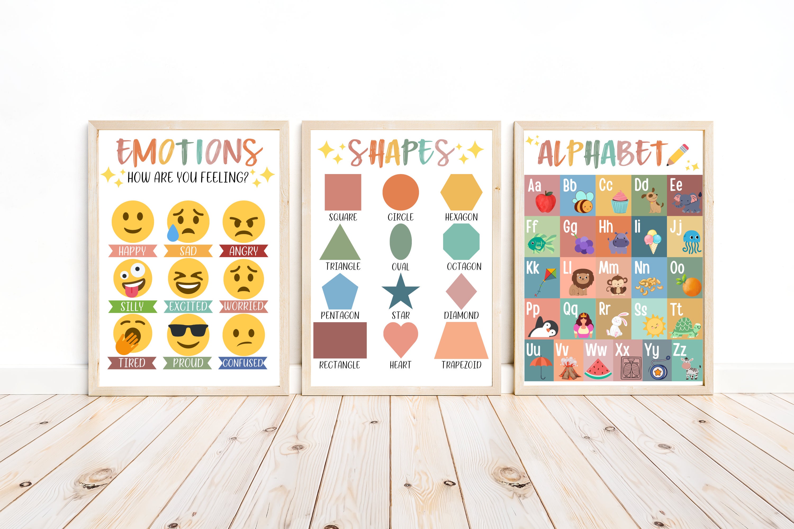 Boho Educational Posters Bundle | Days of the Week | Months of the Year ...