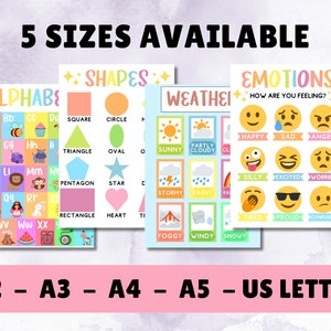 Pastel Educational Posters Bundle | Days of the Week | Homeschool ...