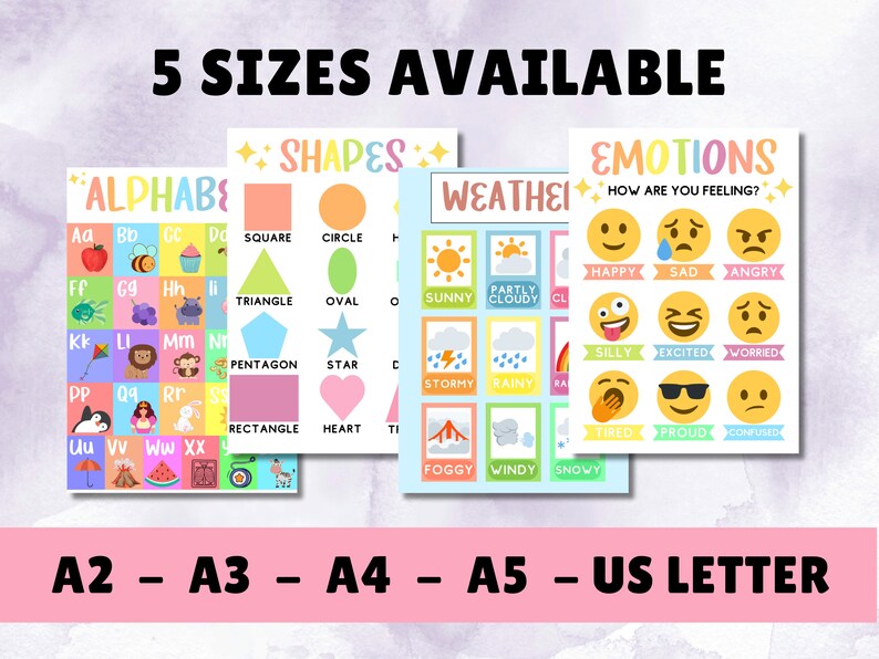 Pastel Educational Posters Bundle | Days of the Week | Homeschool ...