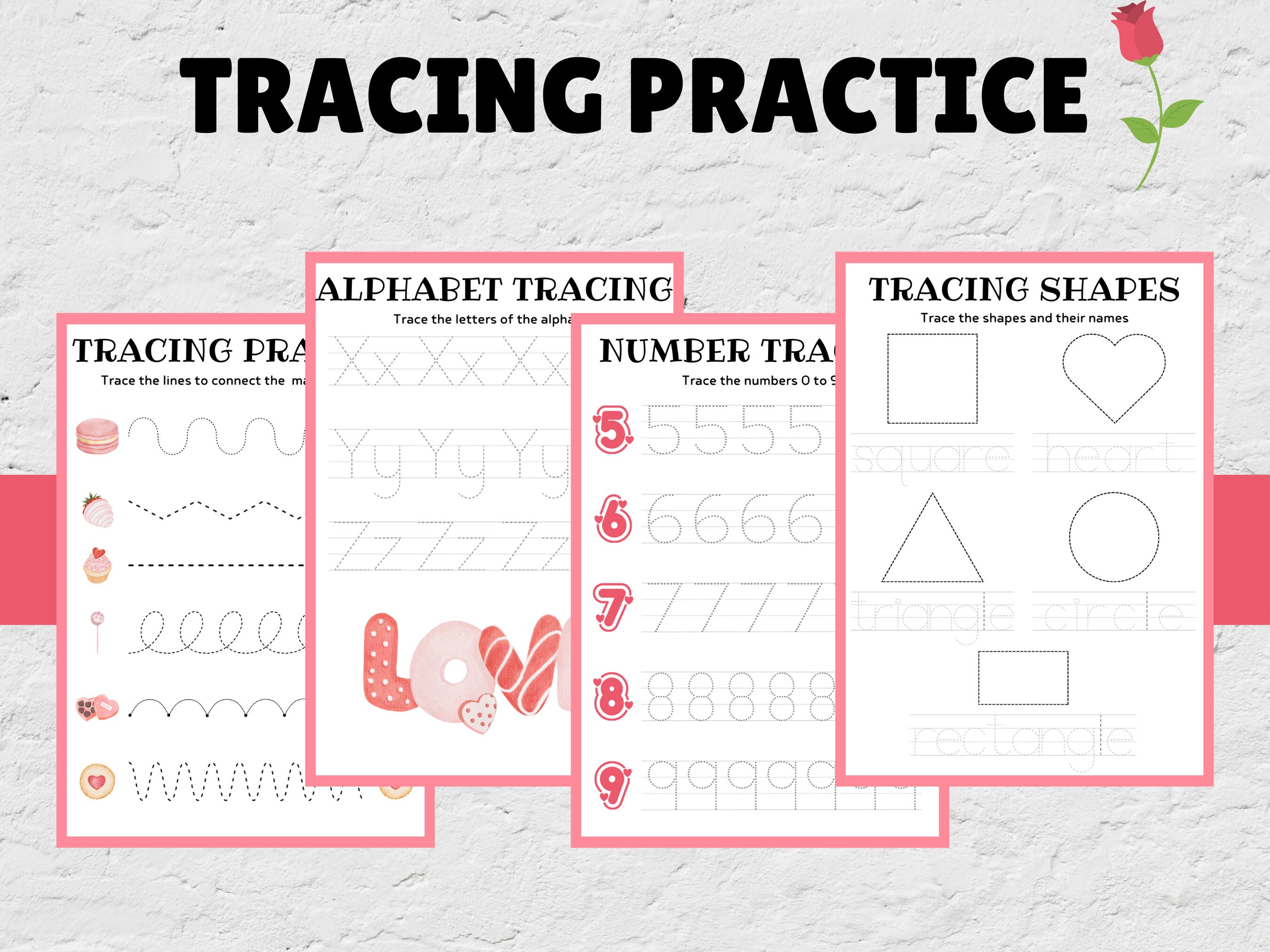 36 Page Valentines Day Preschool Activity Book Bundle, Activity Pack ...