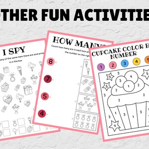 36 Page Valentines Day Preschool Activity Book Bundle, Activity Pack ...