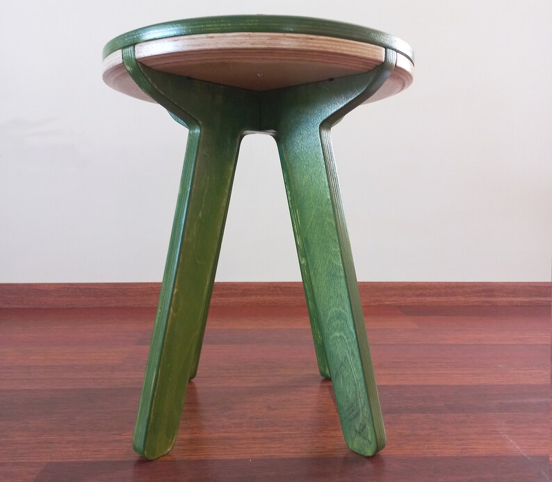 SAKA Stool Wooden Stool Plant Base Midcentury Stool CUSTOMIZABLE - Etsy