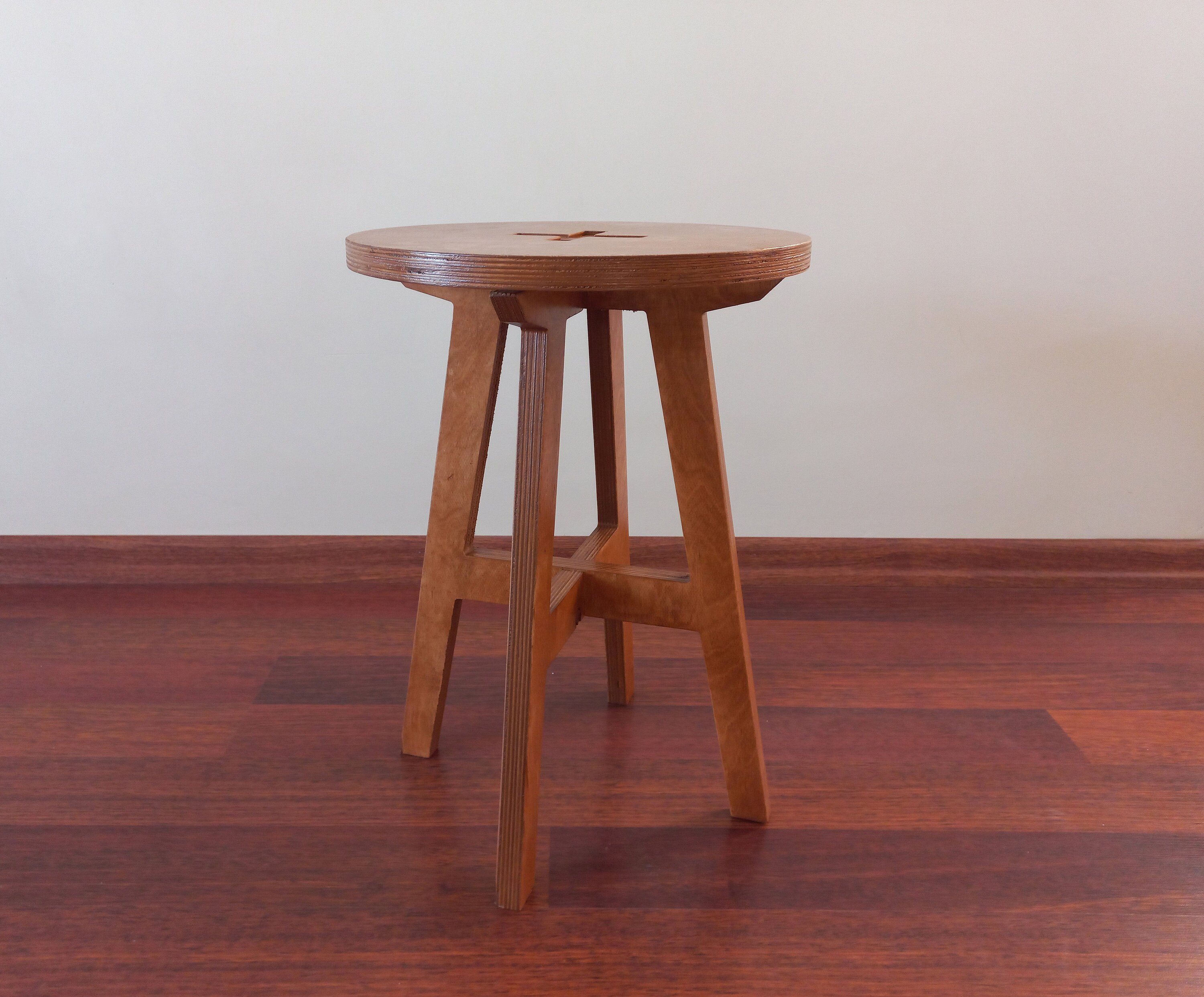 Ottoman Stool Decor Side Table Wooden Stool Wood Plant - Etsy